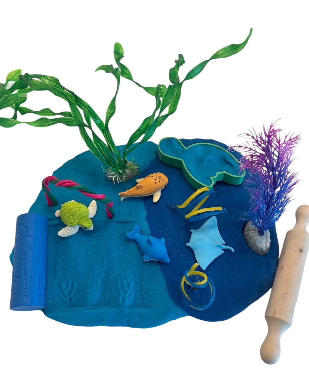 Ocean Playdough Kit - Etsy