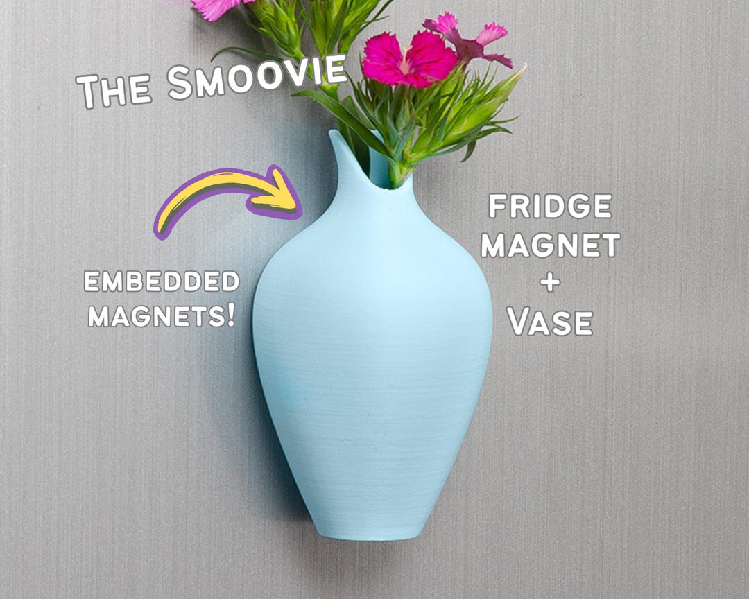 Magnetic Fridge Vase, 3D Printed Home Decor Planter - Etsy