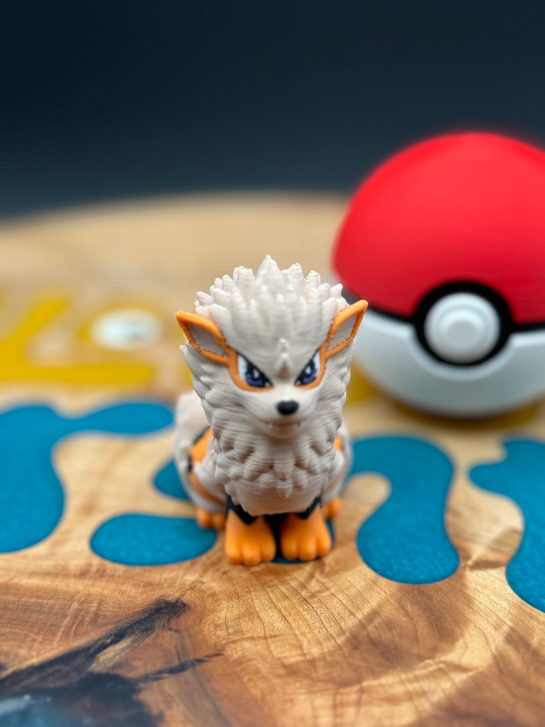 Arcanine Mini Pokemon Figure 3D Print Collectible Desk Decor Cute ...