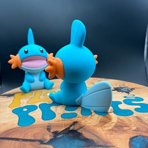 Mudkip Big Pokemon Figure 3D Print Collectible Desk Decor Gift for Him Cute Huge Figure Water ...