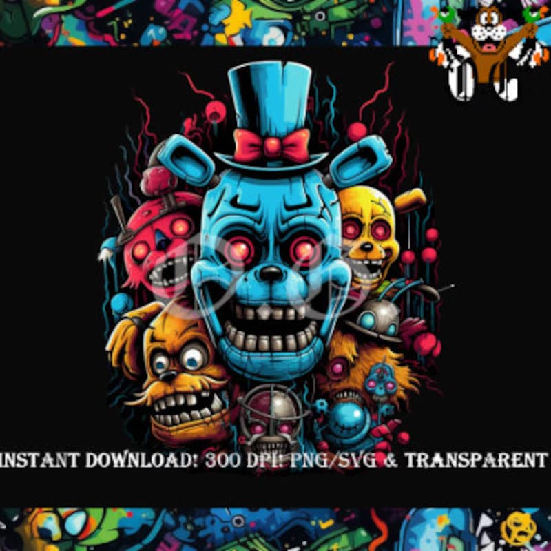 Five Nights at Freddy Art - Etsy