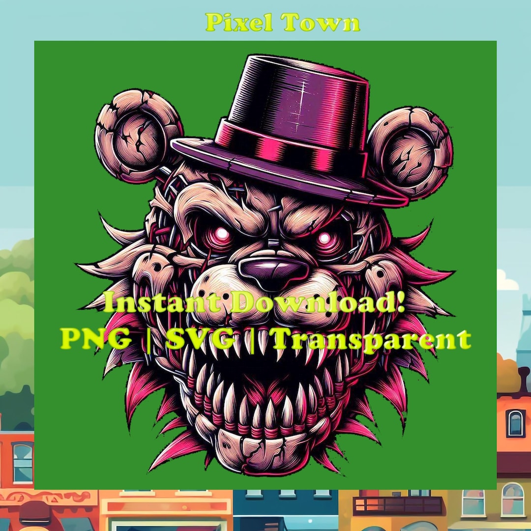 Five Nights at Freddys | Fnaf | Digital PNG and SVG File Instant ...