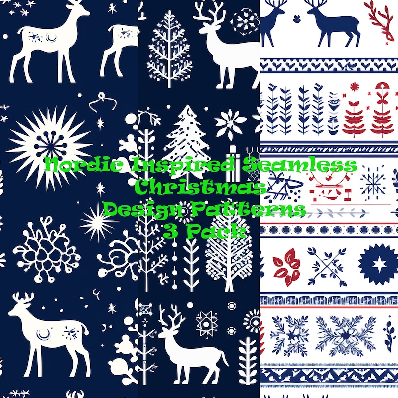 Nordic Pattern - Etsy