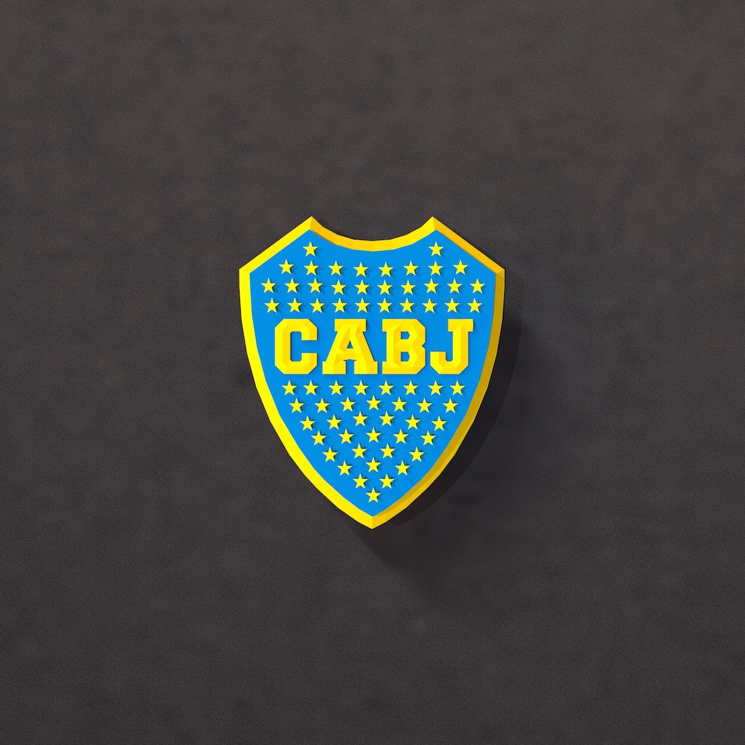 Boca Juniors Shield Papercraft, DIY Craft, Low Poly, Papercraft Shield ...