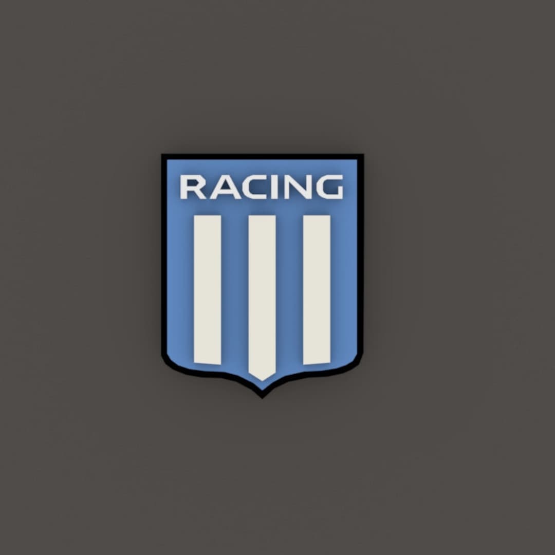 Escudo Racing, DIY 3D Low Poly, Papercraft 3D, Origami, Arte de Papel, Manualidad, Escultura de ...