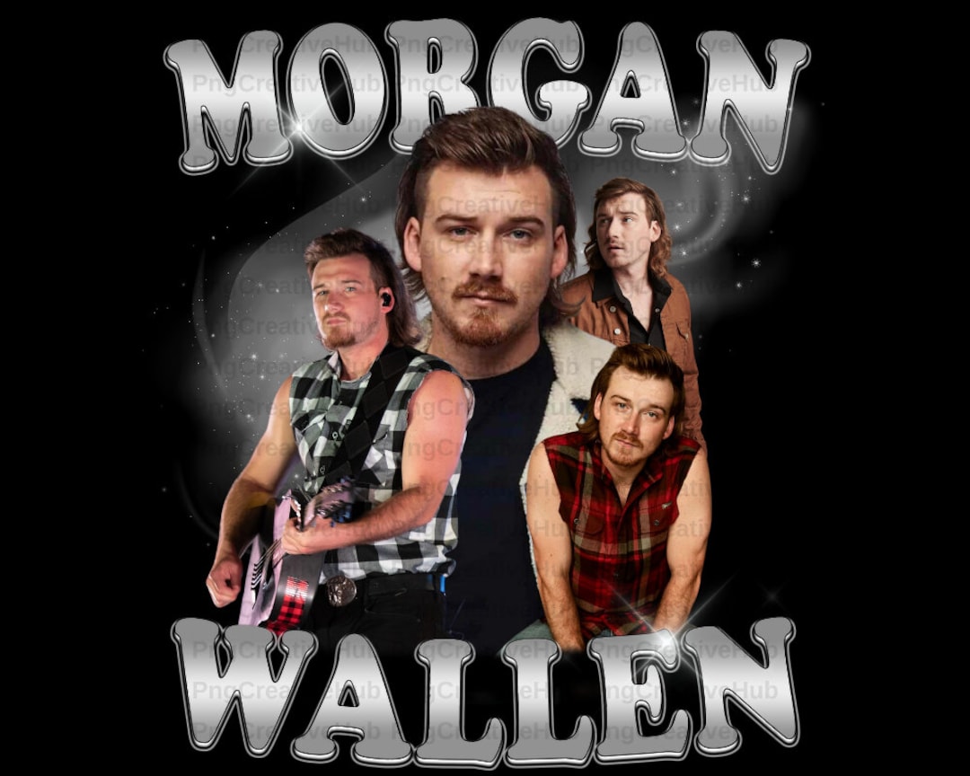 Morgan Wallen PNG T-shirt Design File 4500x5100 Pixel, Cowboy Wallen, Ready to Print, Bootleg ...
