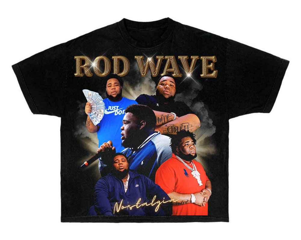 Rod Wave Nostalgia Tour Shirt Design. PNG Digital 4500x5100 Px.retro ...