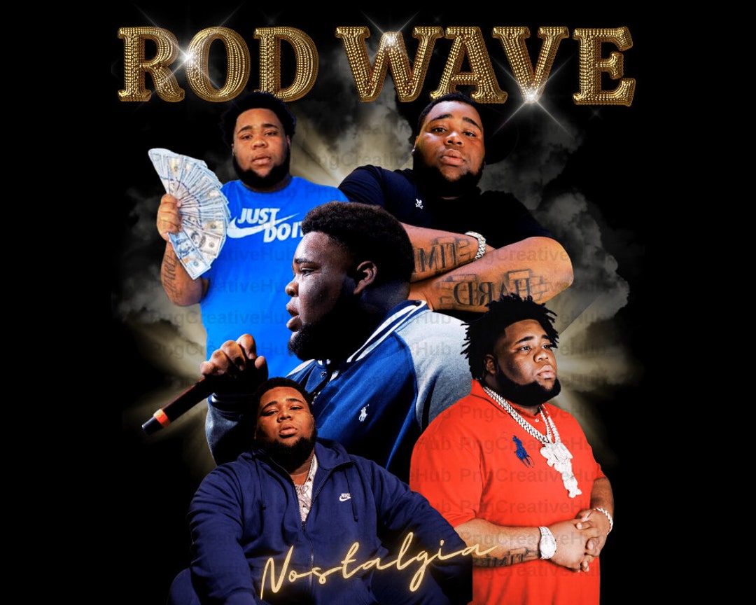 Rod Wave Nostalgia Tour Shirt Design. PNG Digital 4500x5100 Px.retro ...