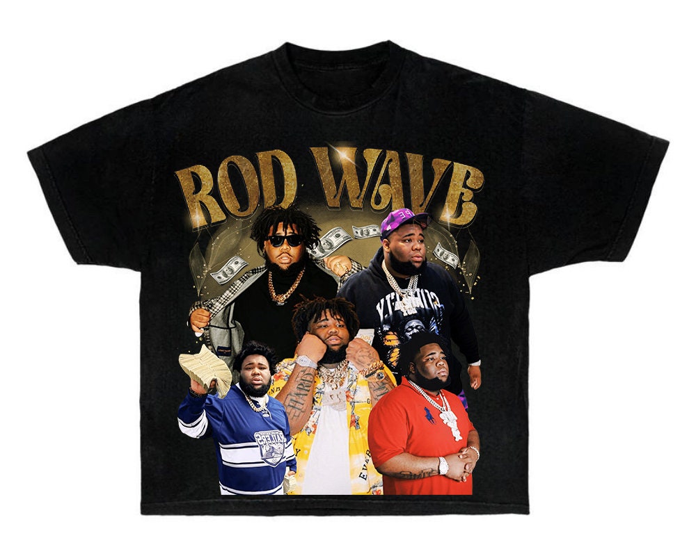 ROD WAVE T Shirt Design, Rod Wave Nostalgia 2023 Rap Music Png, Retro ...