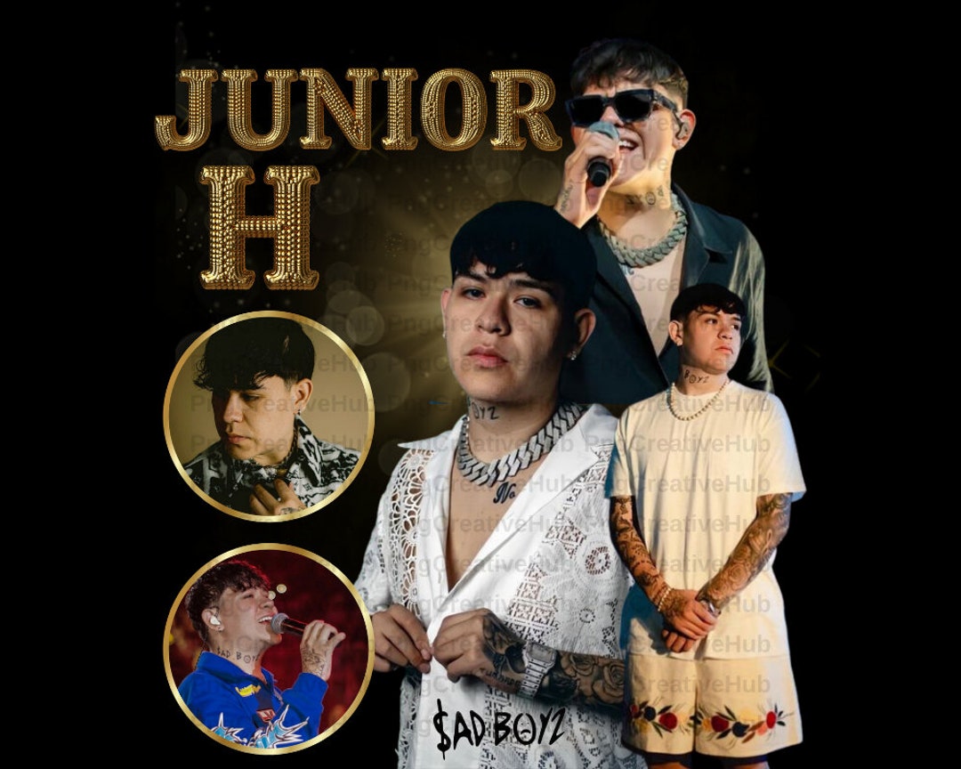 Junior H Png , Ready to Print, Printable Design, Hiphop Artist, Retro ...
