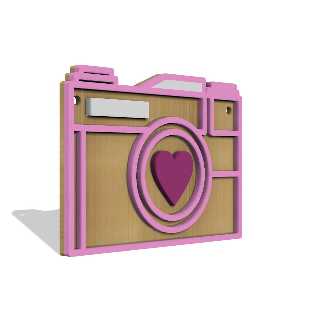 Camera Vector for Laser Cutting - Dxf Ai Svg Pdf Cdr - 3mm - Etsy