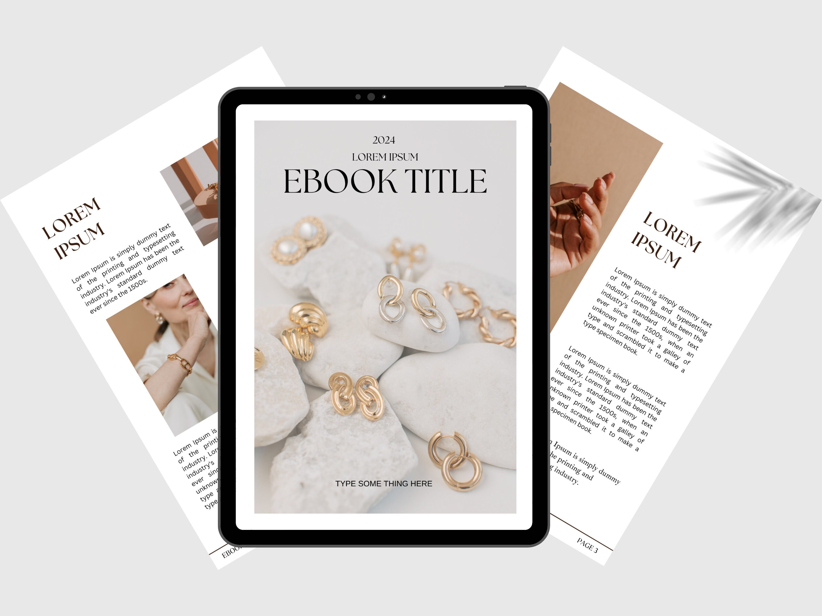 Jewelry Lookbook Template | Canva Template Catalog | Gift Guide ...