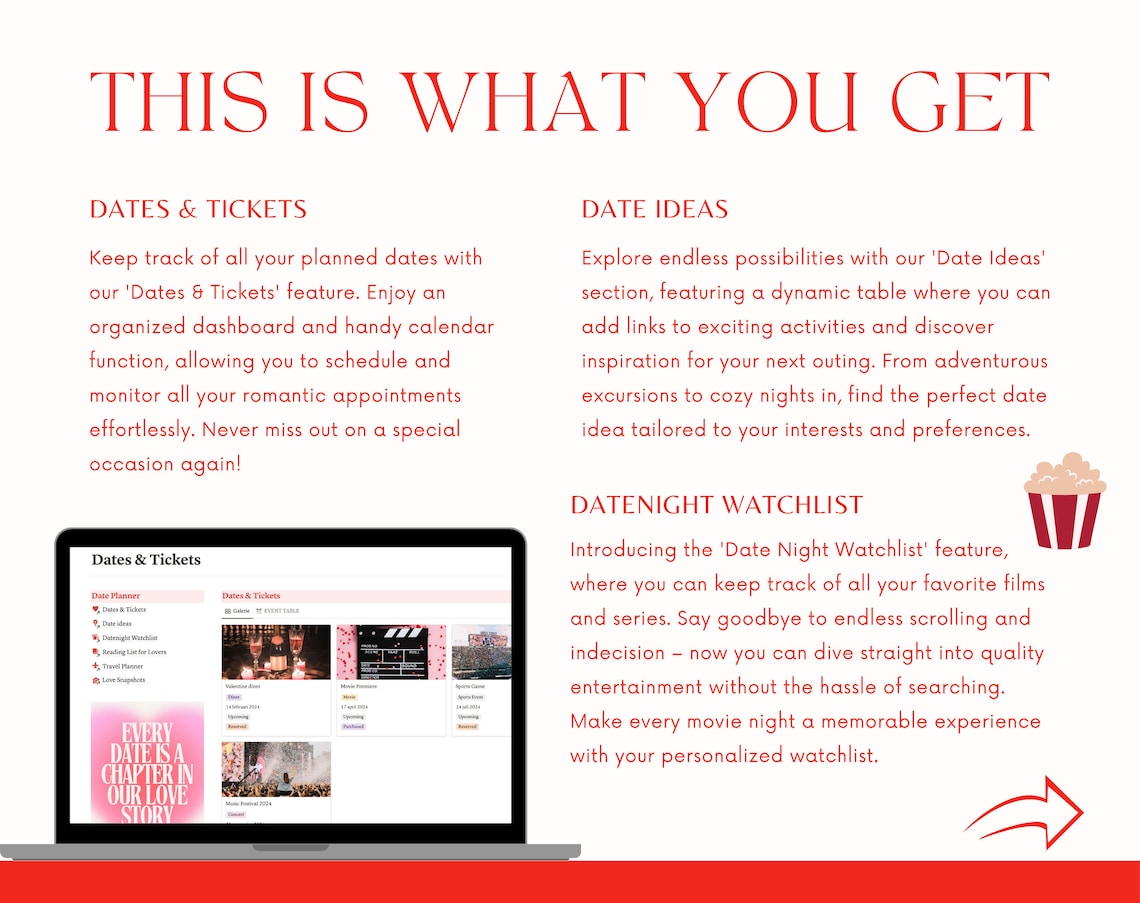 Ultimate Date Planner | Notion Date Planner Template | Date Night ...