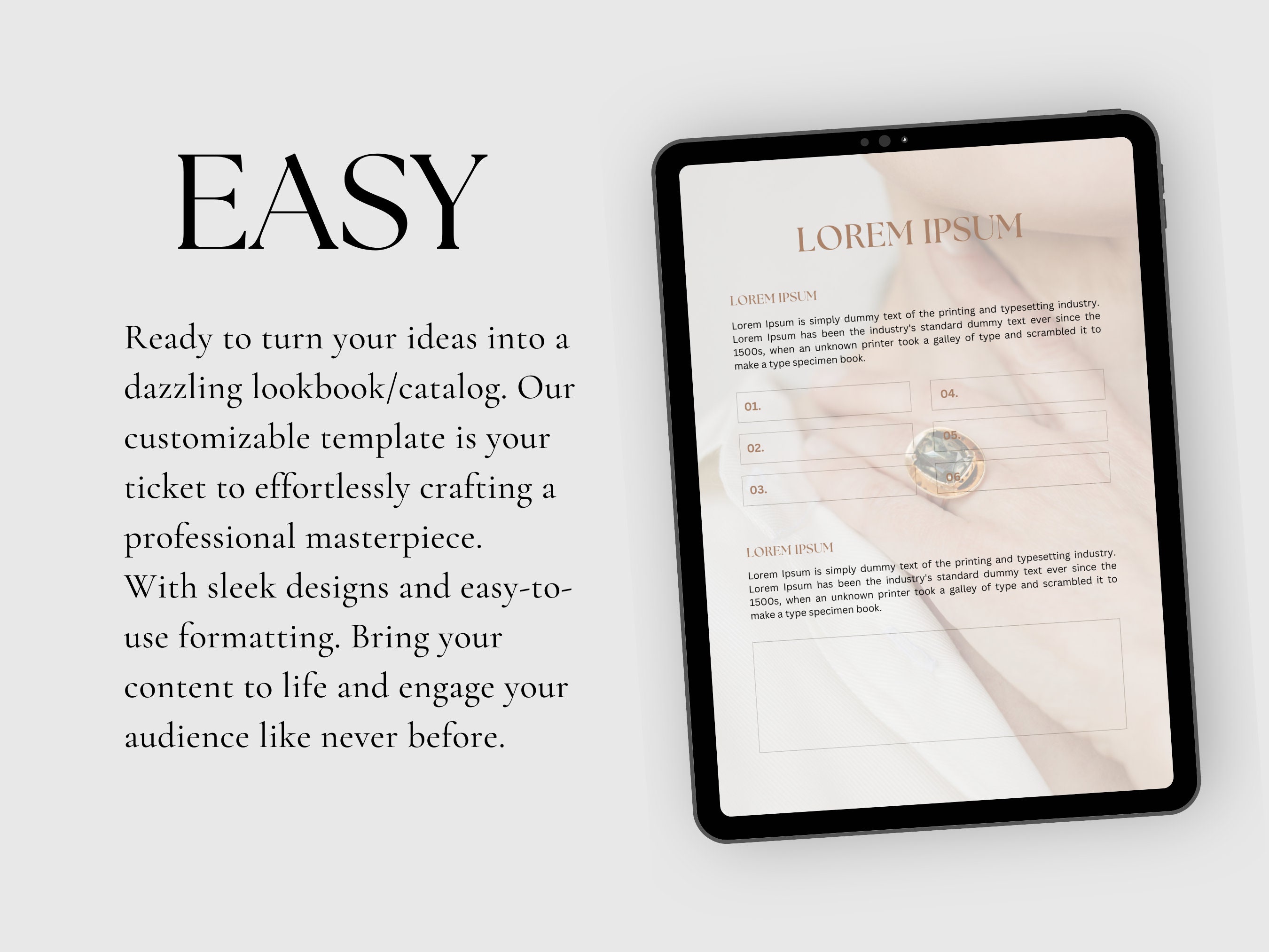 Jewelry Lookbook Template Canva Template Catalog Gift Guide Template ...