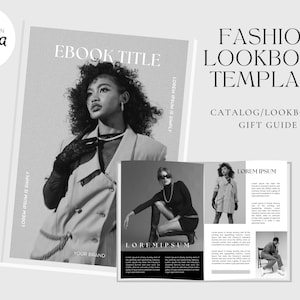 Fashion Lookbook Template | Canva Template Catalog | Gift Guide ...