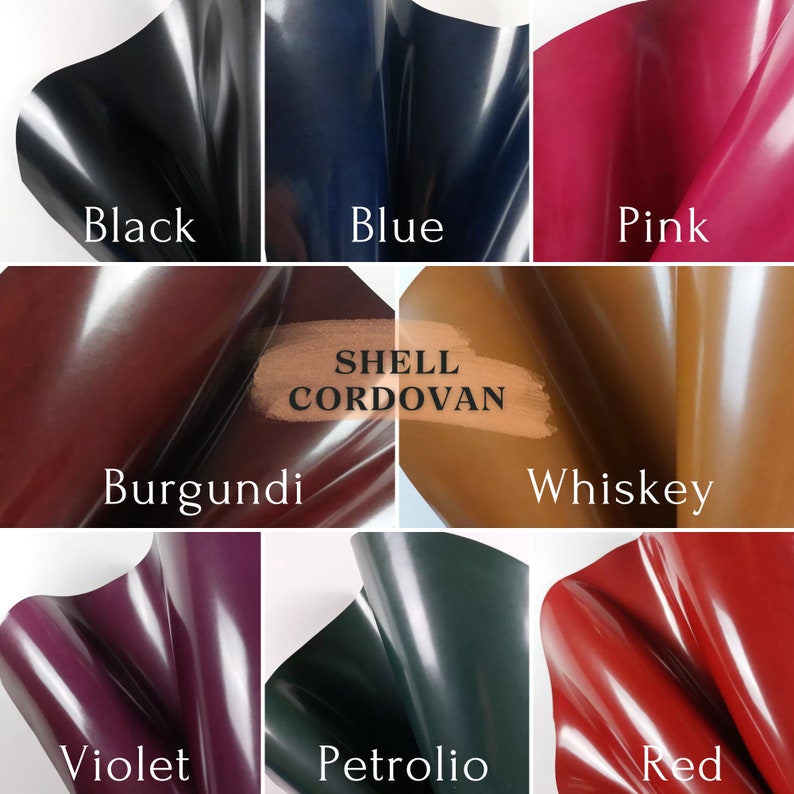 Shell Cordovan Wallet, Handcrafted, Marbled Brown Shell Cordovan ...