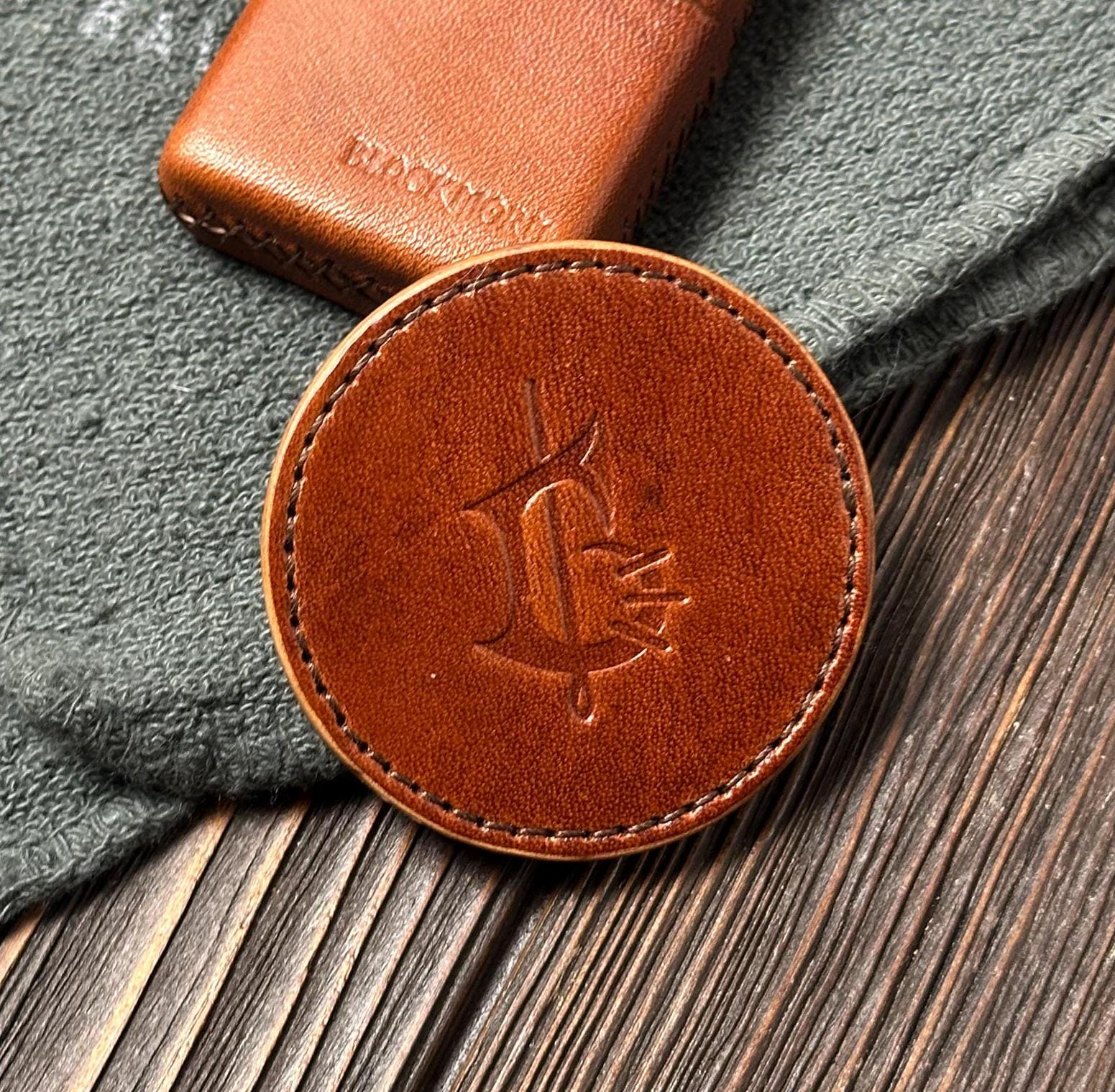 PDF Pattern: Leather Challenge Coin Case, Coin Slip Case. Digital ...