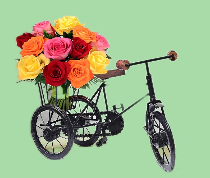 Indian Handmade Iron-wood Cycle Rickshaw Antique Showpiece - Etsy