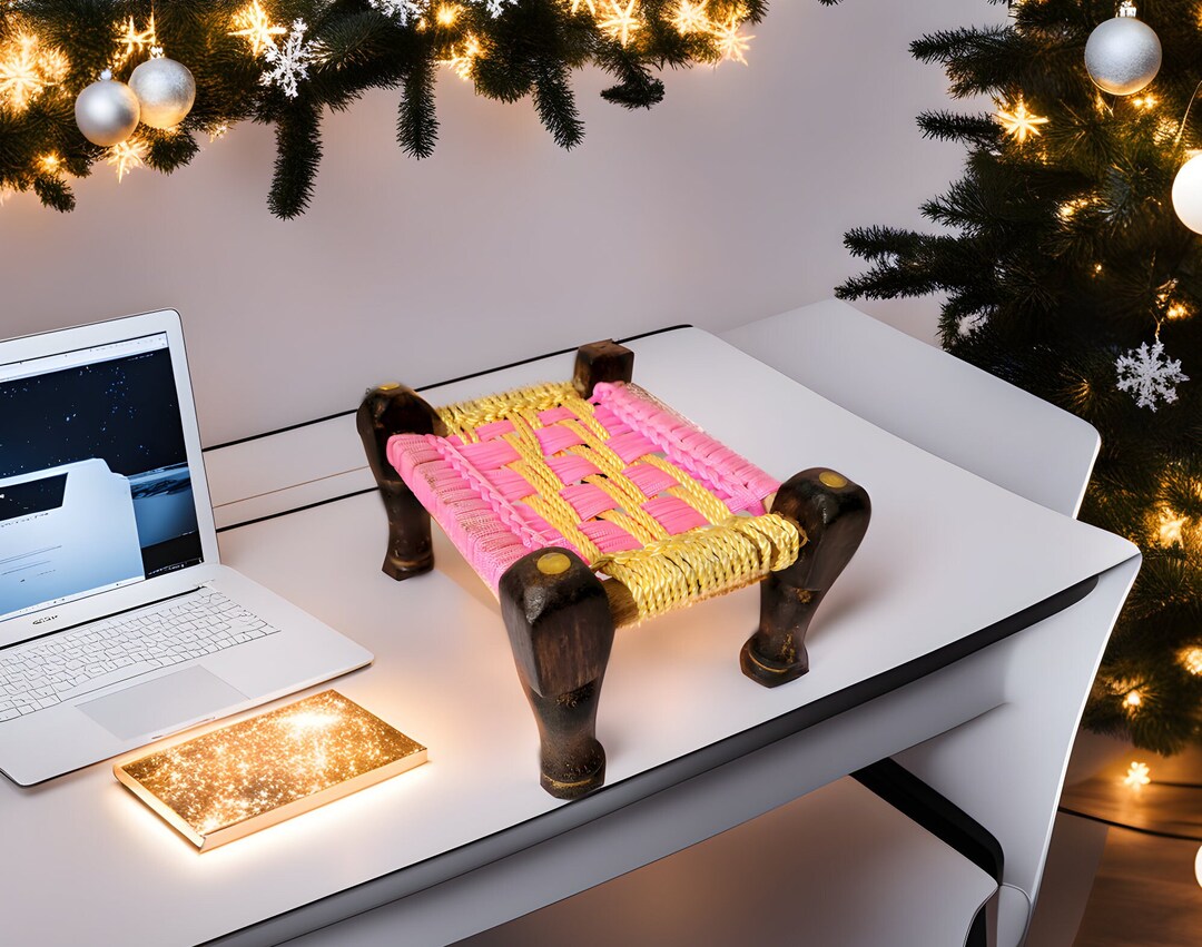 Indian Wooden Village Handmade Cot Small Handicraft Display - Etsy