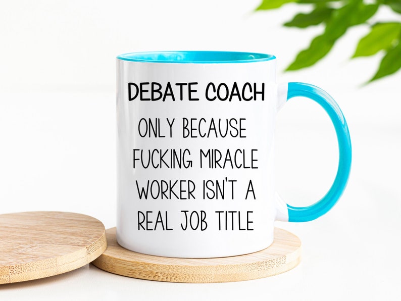 Speech and Debate Coach Gift Mug, Debate Team Captain, for Birthday ...
