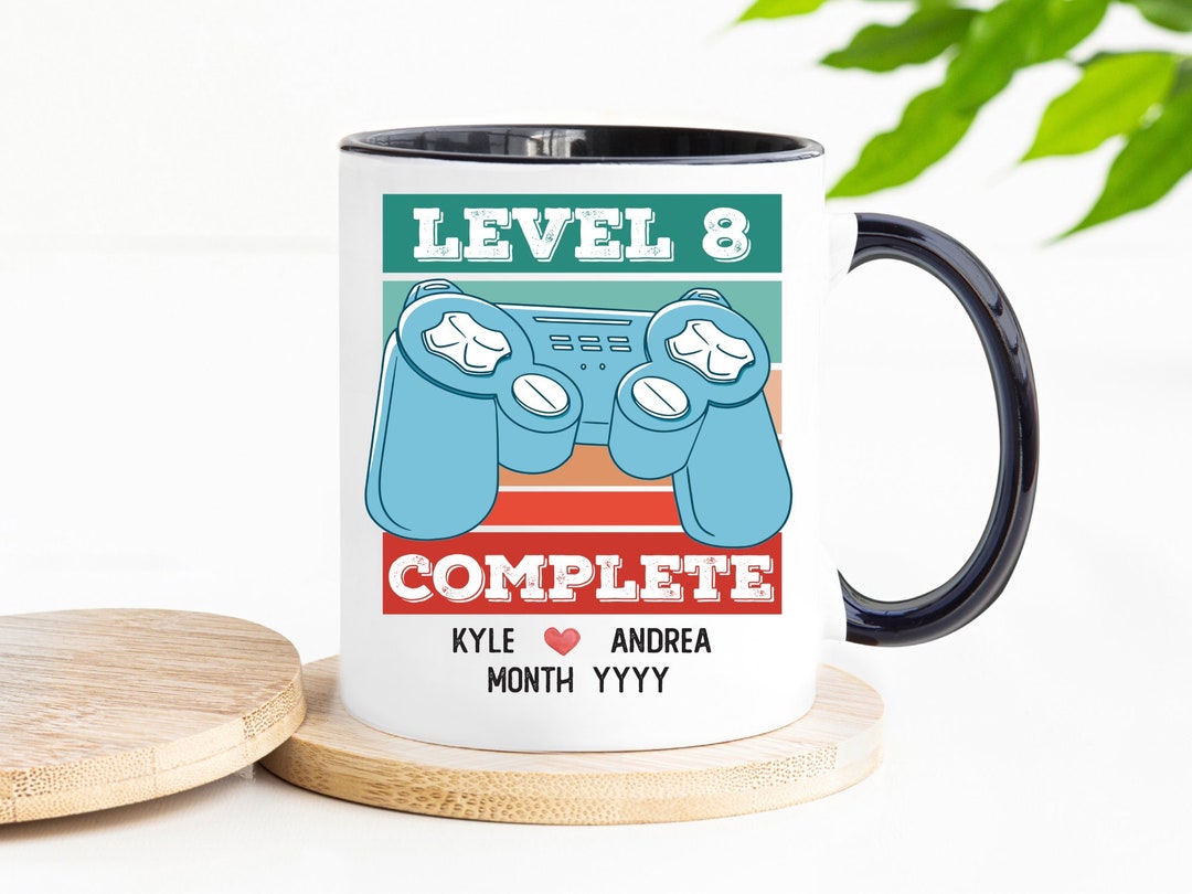 8th Wedding Anniversary Retro Video Game Mug Video Game - Etsy