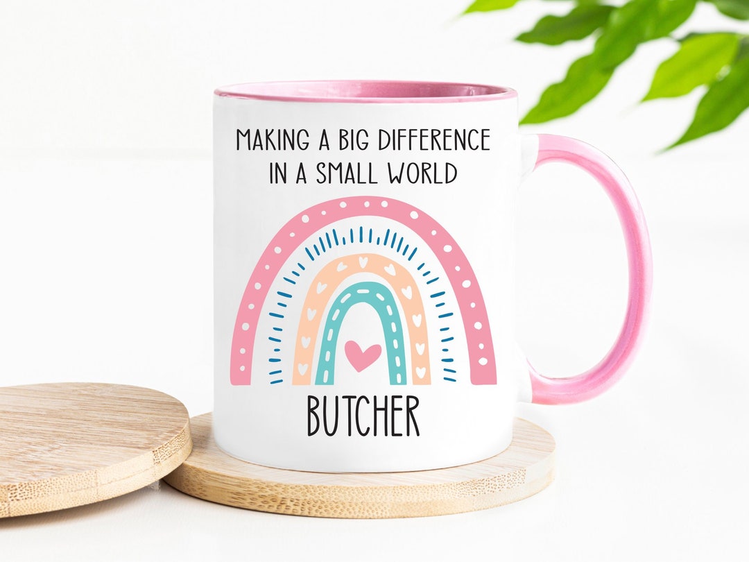 Funny Butcher Gift Mug for Men, for Birthday, Retirement, Thank You ...