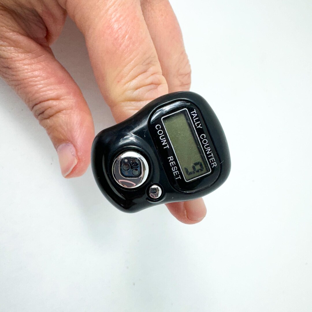 Digital Finger Row Counter - Black - 5 Digit Display - Etsy
