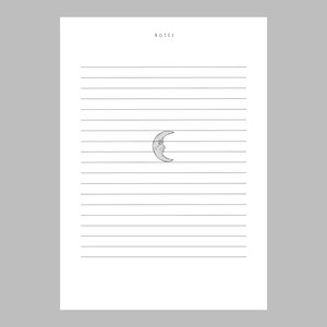 Pages Printable, Writing Paper, Blank Notes, Study Note Template, Notes ...