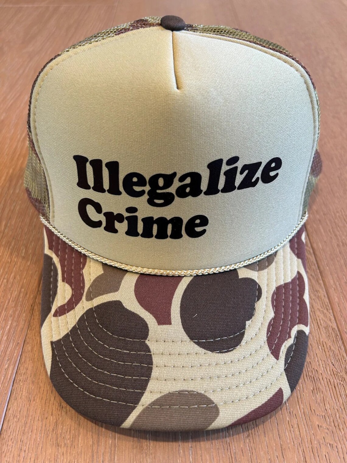 Illegalize Crime Trucker Hats - Etsy