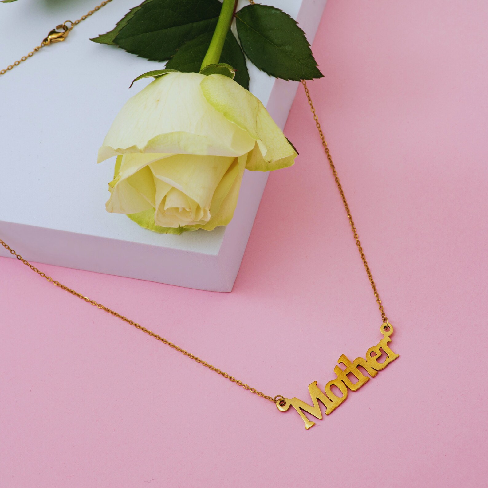 14K Gold Thick Name Necklace | Custom Name Necklace | Personalized ...