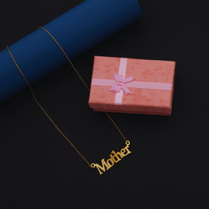 14K Gold Thick Name Necklace | Custom Name Necklace | Personalized ...