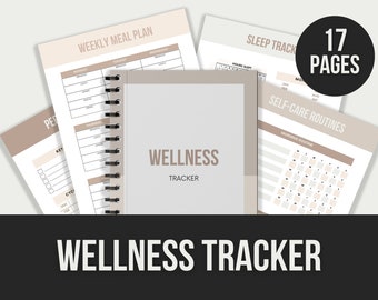 Printable Self-care Habit Tracker Daily, Weekly & Monthly Wellness ...