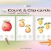 Fruit Flashcards Printable Digital Fruit Flashcards Vocabulary for Kids ...