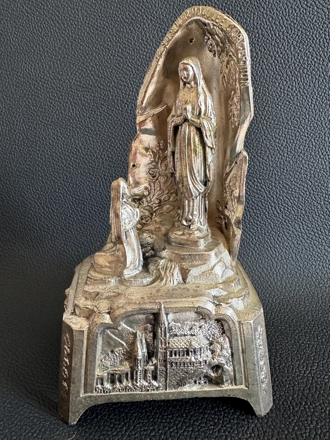 Home Altar With a Mechanical Music Box Maria Lourdes France - Etsy