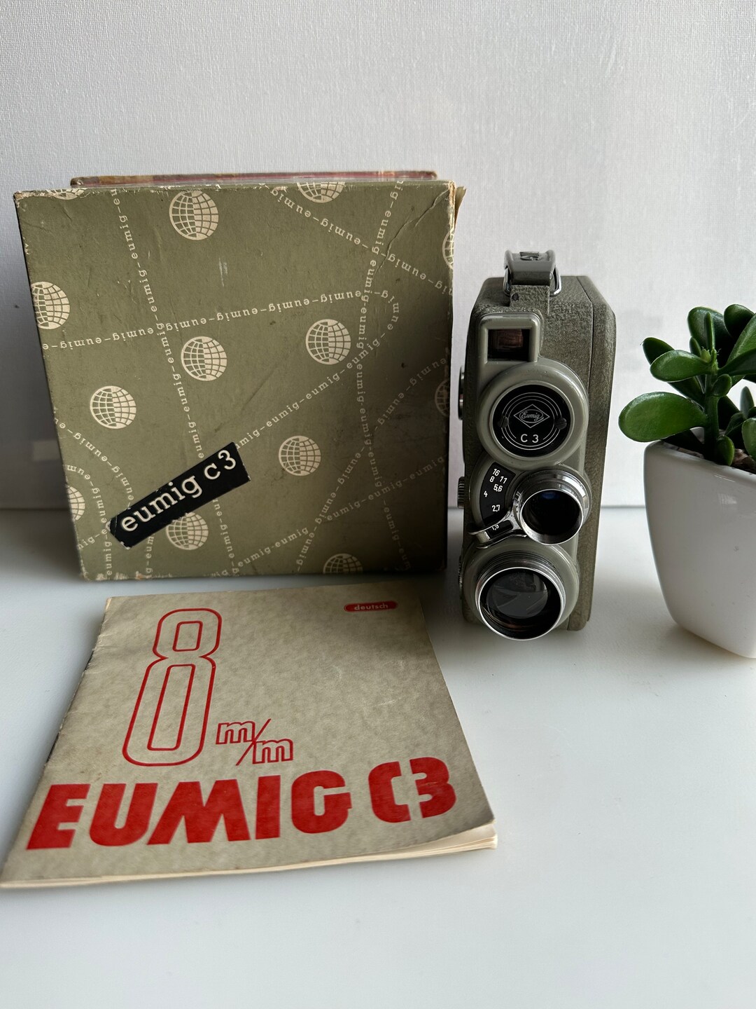 Vintage Cinema Camera EUMIG C3 8mm Working - Etsy