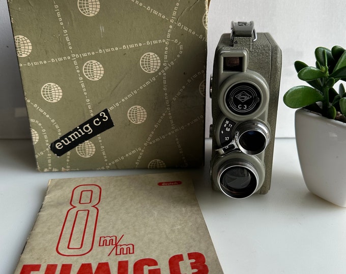 Vintage Cinema Camera EUMIG C3 8mm Working - Etsy
