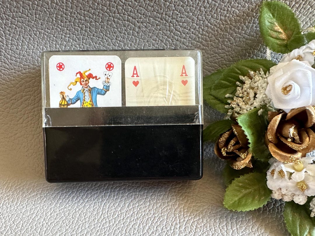 Piatnik Austria Miniature Playing Cards Set - Etsy