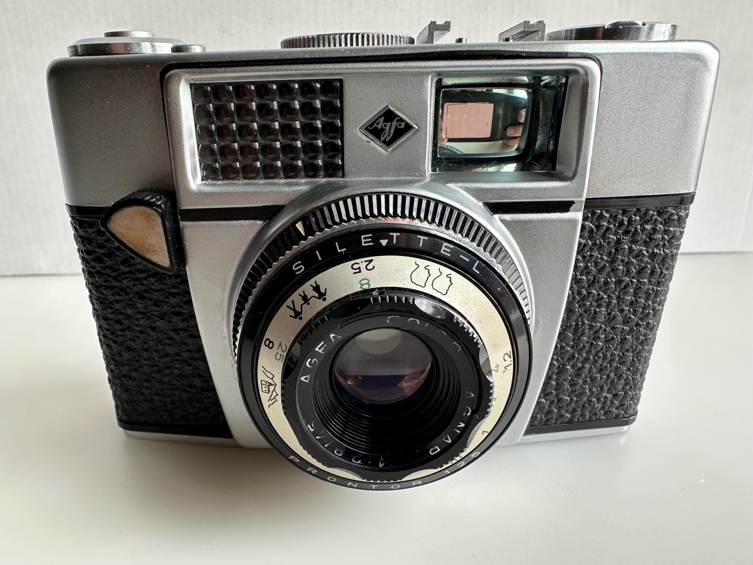 Vintage Film Camera Afga Silette-l With Lens 1:2.8 45 Mm With Original ...