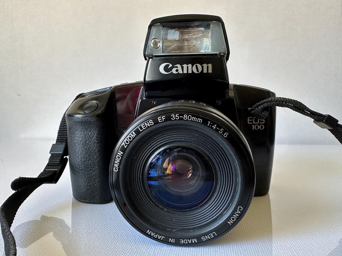 Analog Film SLR Camera Canon EOS 100 With Lens - Etsy