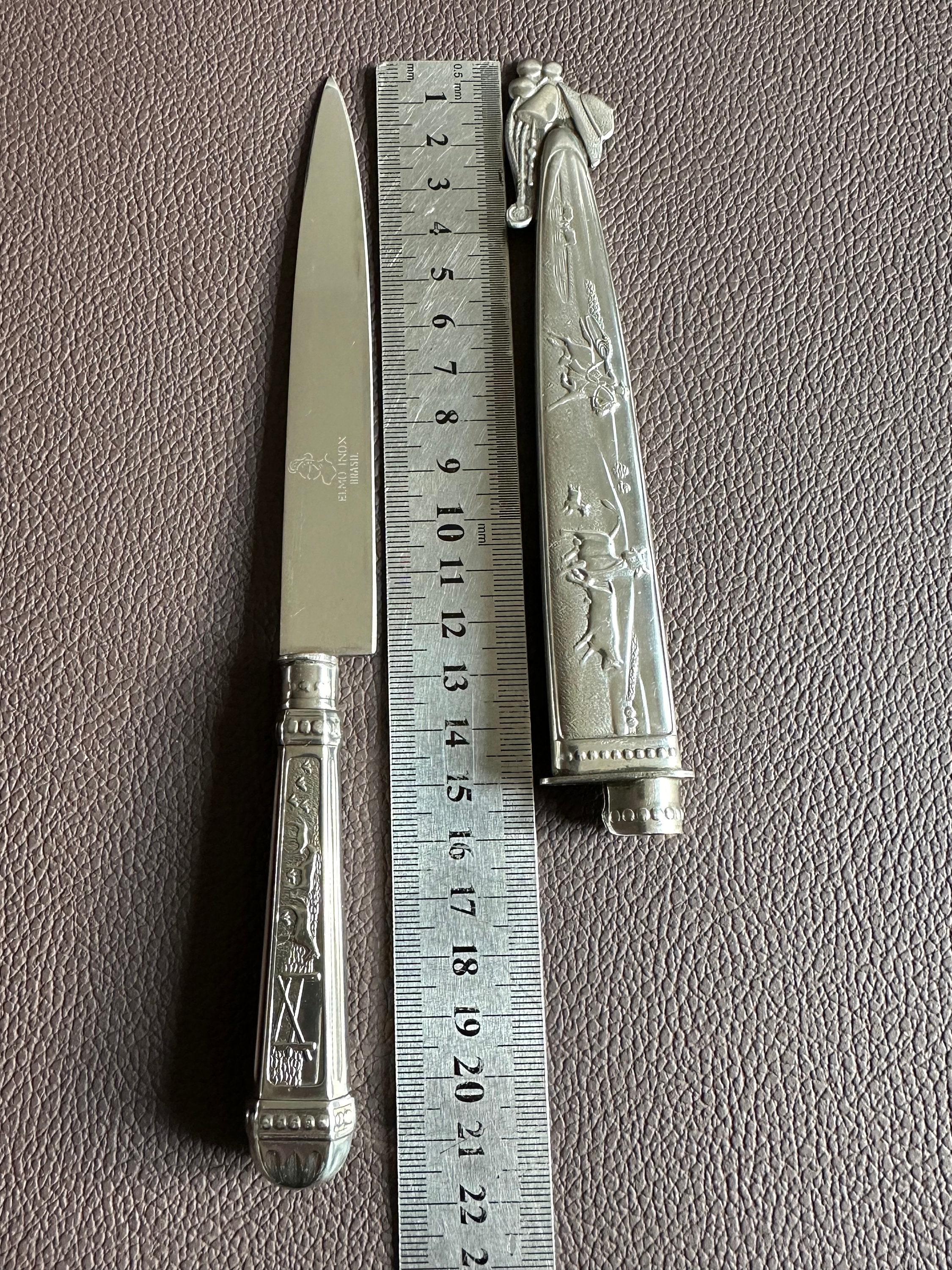 Vintage Elmo Inox Gaucho Knife - Etsy