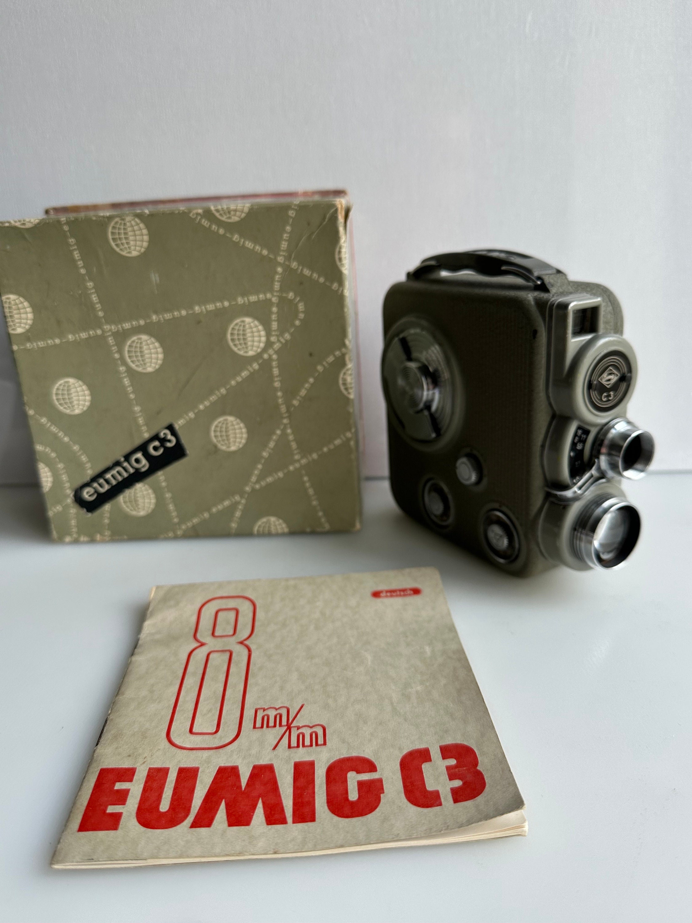 Vintage Cinema Camera EUMIG C3 8mm Working - Etsy