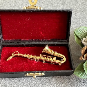 Miniature Musical Instrument Saxophone - Etsy