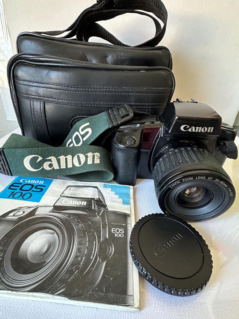 Analog Film SLR Camera Canon EOS 100 With Lens - Etsy