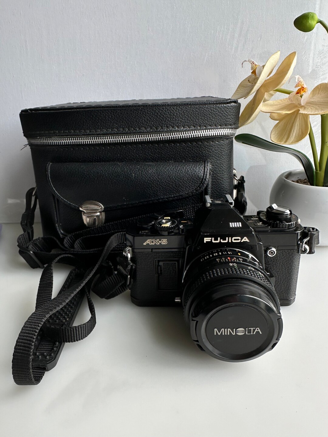 Fujica AX-5 35mm Film SLR Camera With X-fujinon 50mm 1:1.9 Lens - Etsy