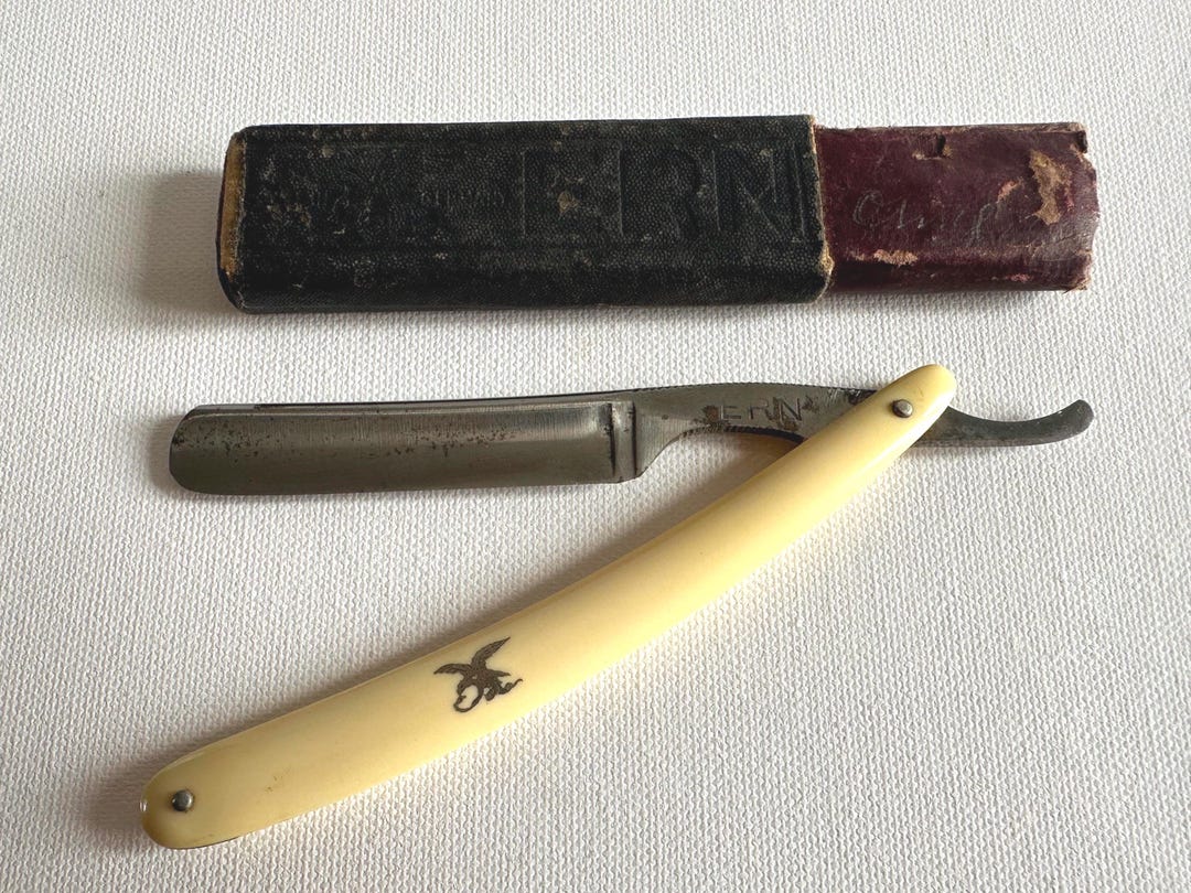 Vintage German Straight Razor ERN Wald Solingen 600 Germany - Etsy
