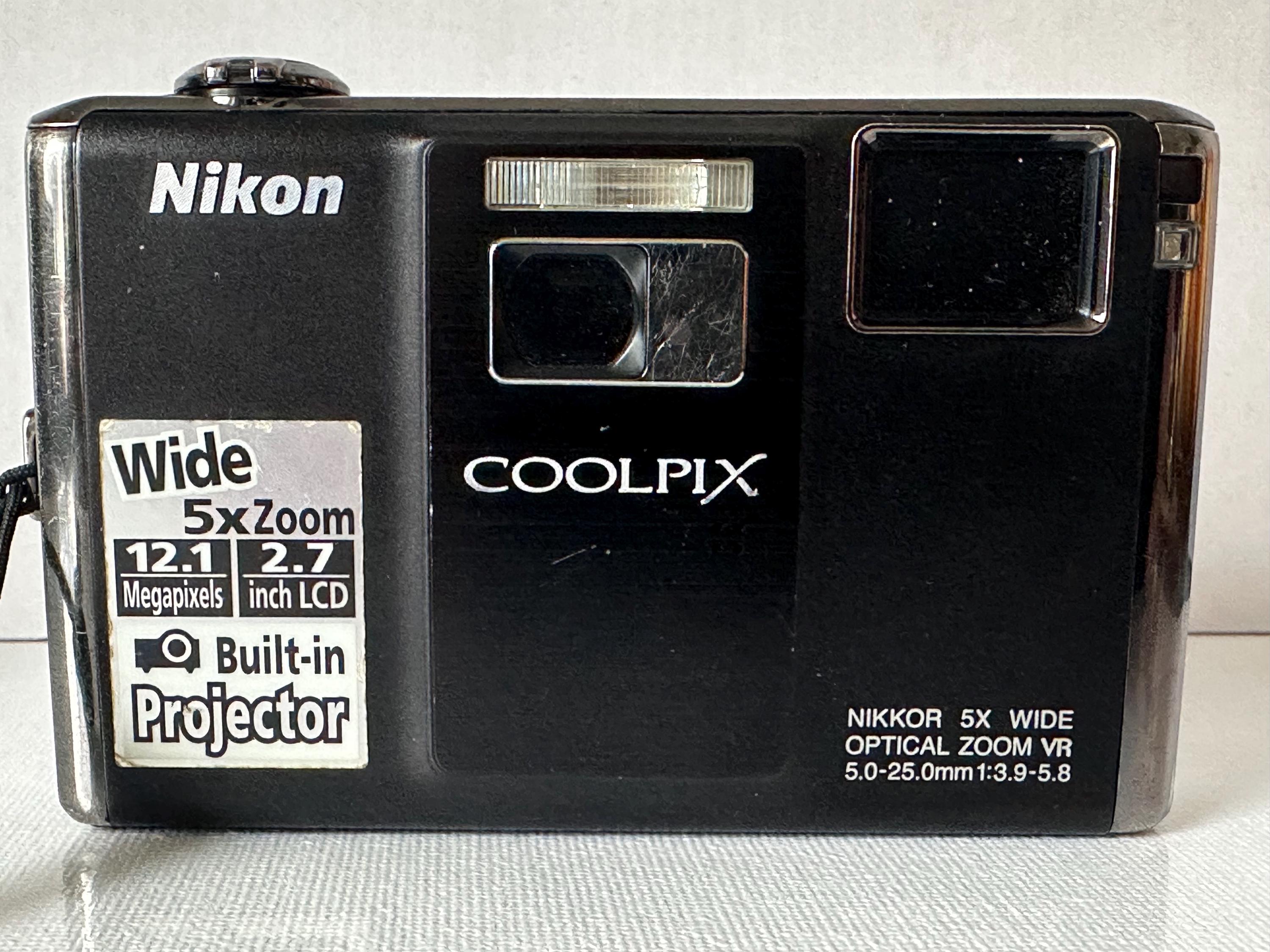 Nikon Coolpix S1000pj 12.1 MP Digital Camera Projector - Etsy
