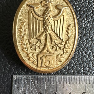Badge "eagle" for Outstanding Military Service in the Bundeswehr, 15 ...