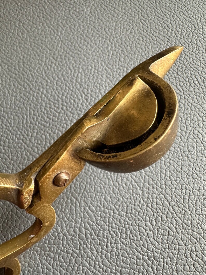Vintage Brass Candle Trimmer Scissors for Candle Wick - Etsy