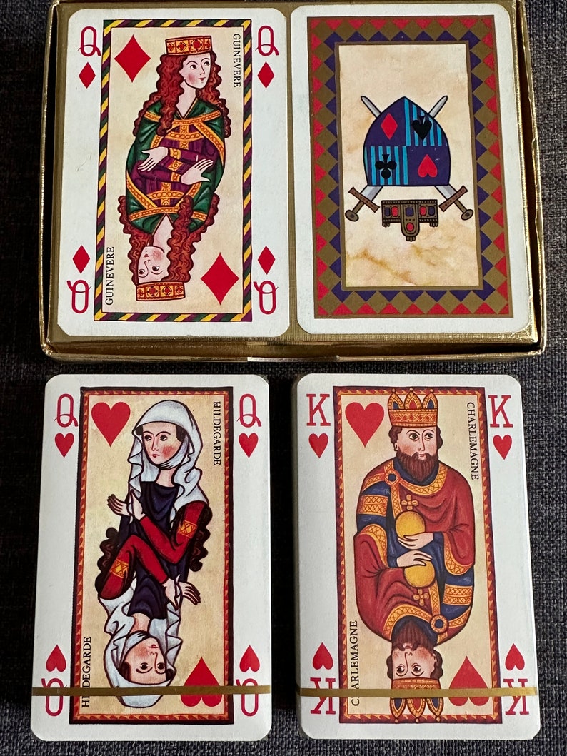 Playing Cards Double Deck 2x55 SAGA PIATNIK Austria - Etsy