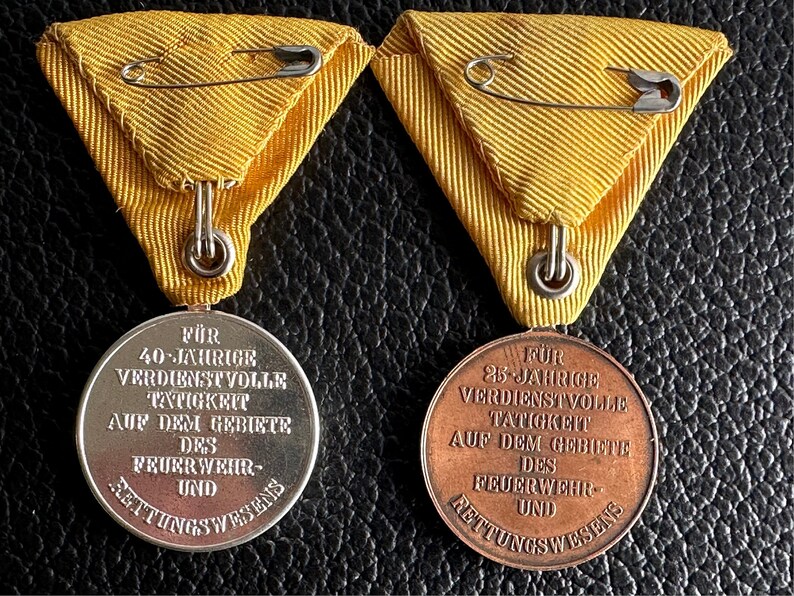 Two Medals “for Conscientious and Fruitful Work in the Field of Fire ...